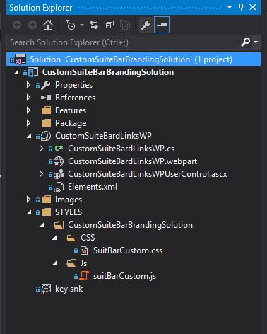 SharePoint Home: Branding SharePoint 2016 Suite bar using SharePoint ...