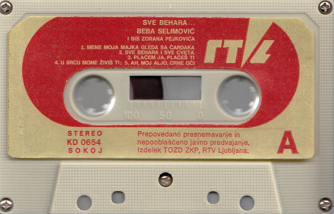 SEVDALINKE: Beba Selimović: Sve behara... Ljubljana: RTL, 1981.