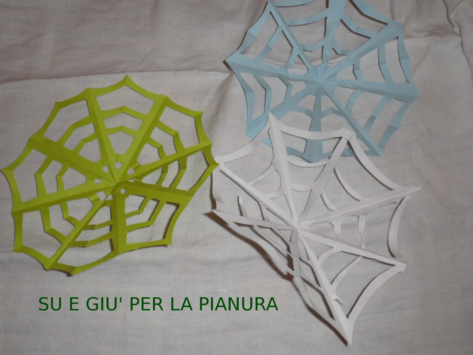Su e giu per la Pianura Padana: La geometria e Halloween: ragnatele ...