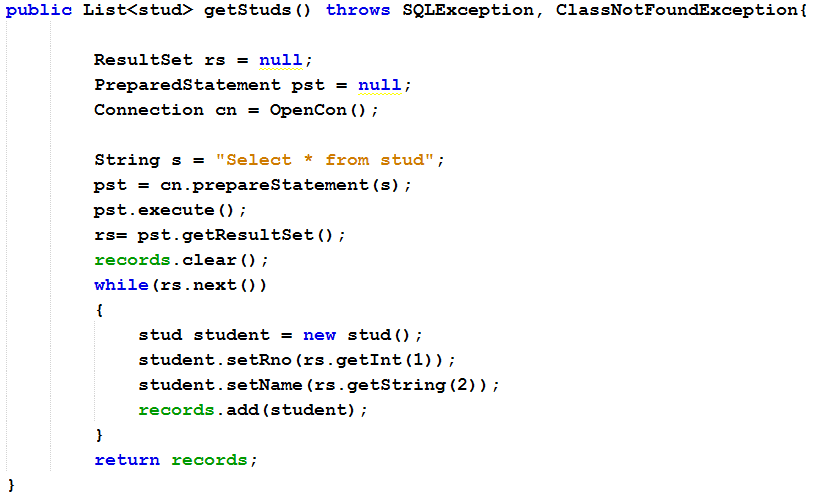Basic Database Operations like CRUD in JSF Applications