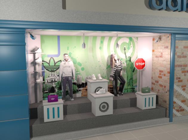 Frandon: Diseño de Tienda ADIDAS