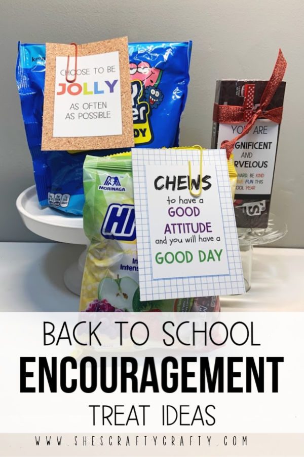 She's Crafty: Back to School Encouragement Treat Ideas