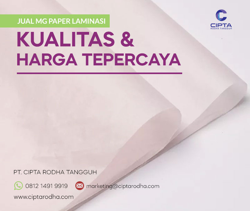 Jual Kertas MG Murah - MG Paper with PE Lamination | PT Cipta Rodha ...