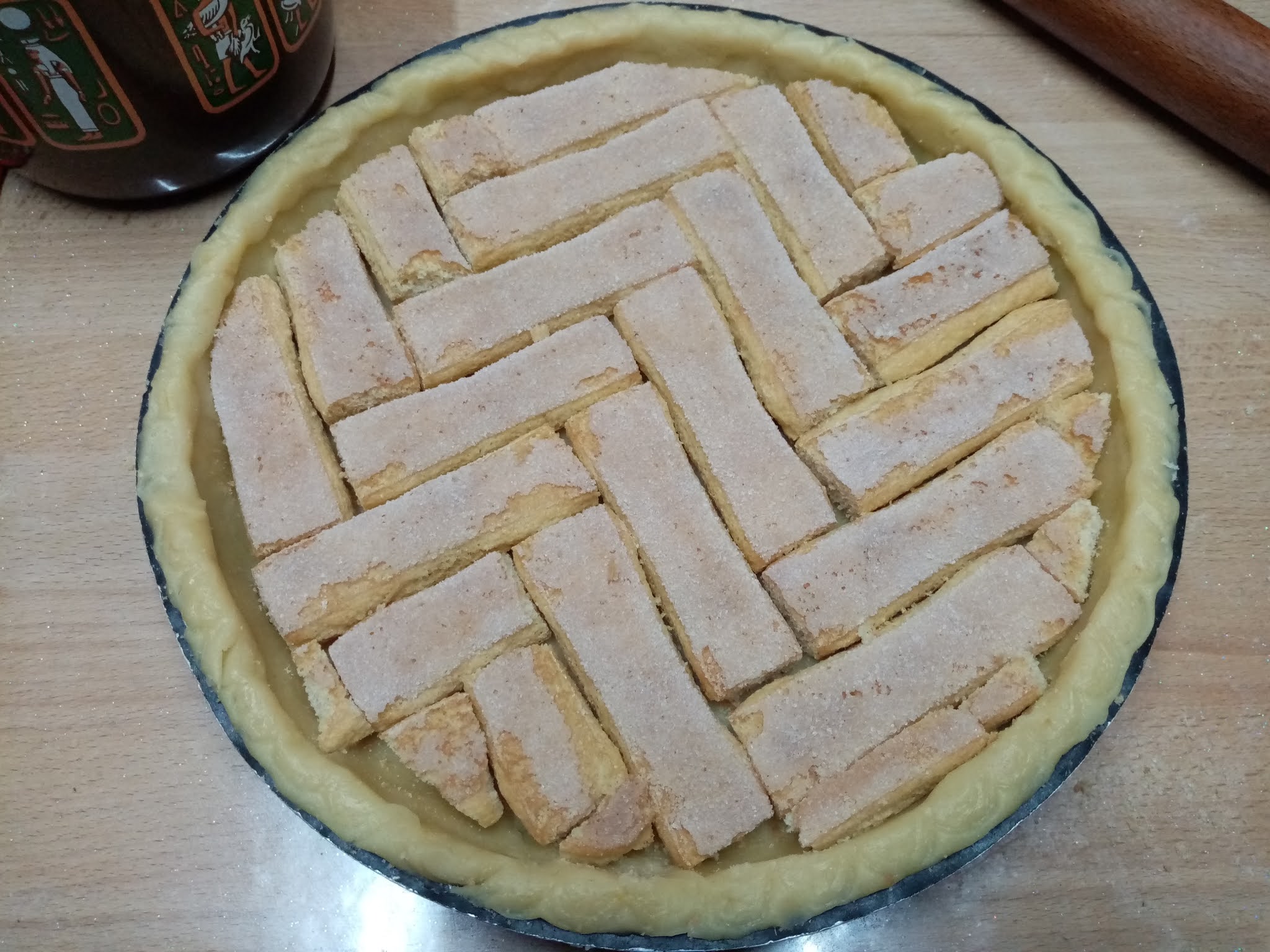 le tenere dolcezze di resy: La "crostata beneventana" o "torta portoghese"
