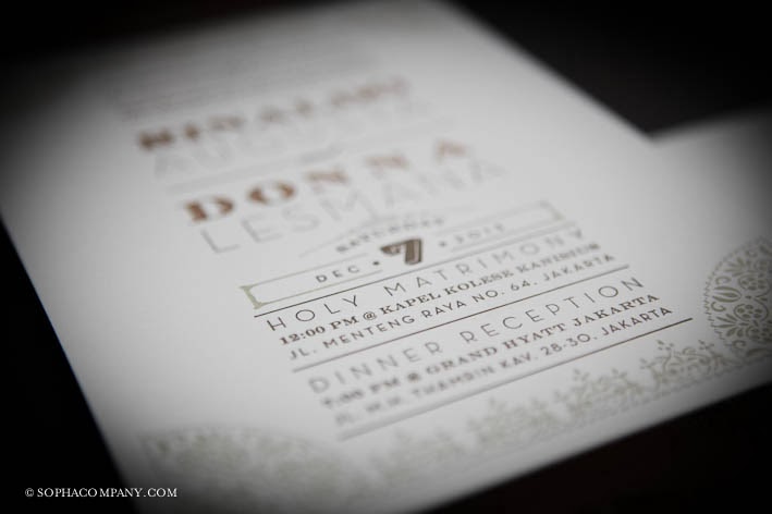 Sopha & Co.: Going Letterpress with Rinaldo & Donna