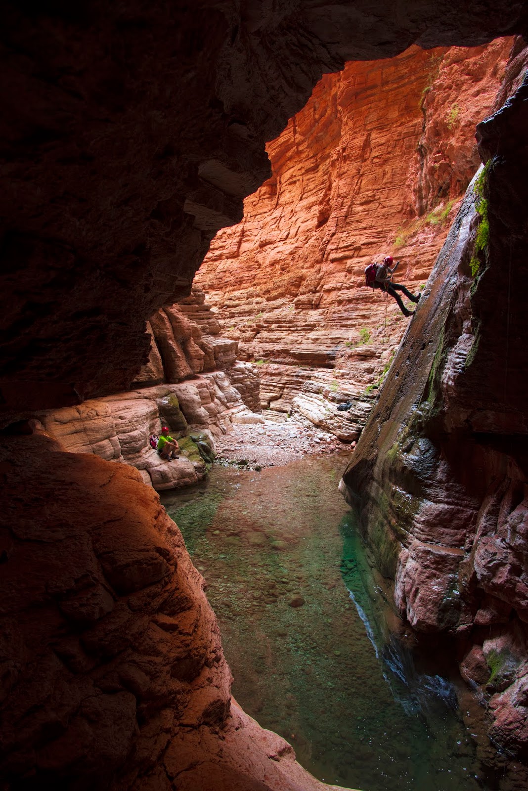 WHISPERING FALLS CANYON. GRAND CANYON NATIONAL PARK, ARIZONA - ADAM HAYDOCK