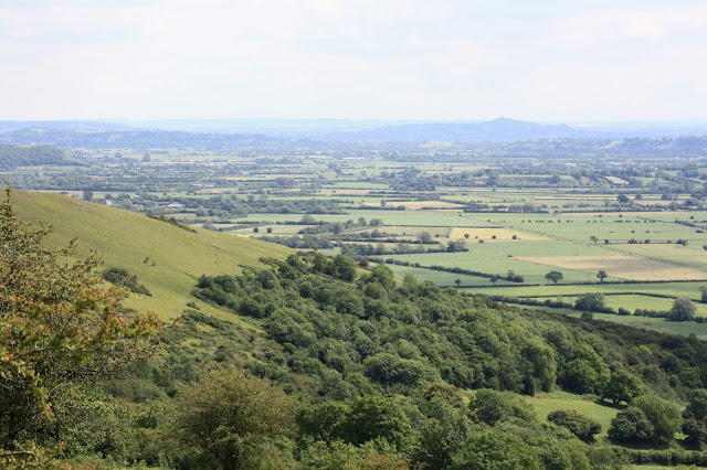 Views from Somerset: Crook Peak and Wavering Down on the Mendip Hills ...
