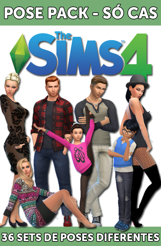 POSE PACK - SÓ CAS ~ Nathys Sims