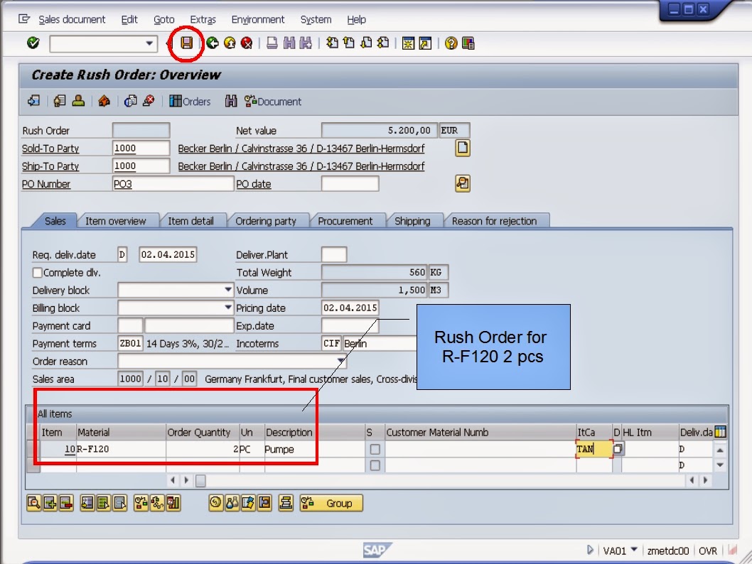 青蛙SAP分享 Froggy's SAP sharing: Sales and Distribution - Order Type RO ...