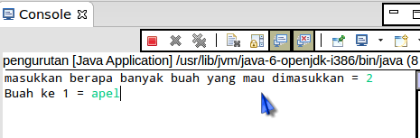 Indahnya berbagi ^_^: Contoh Program Java Pengurutan String