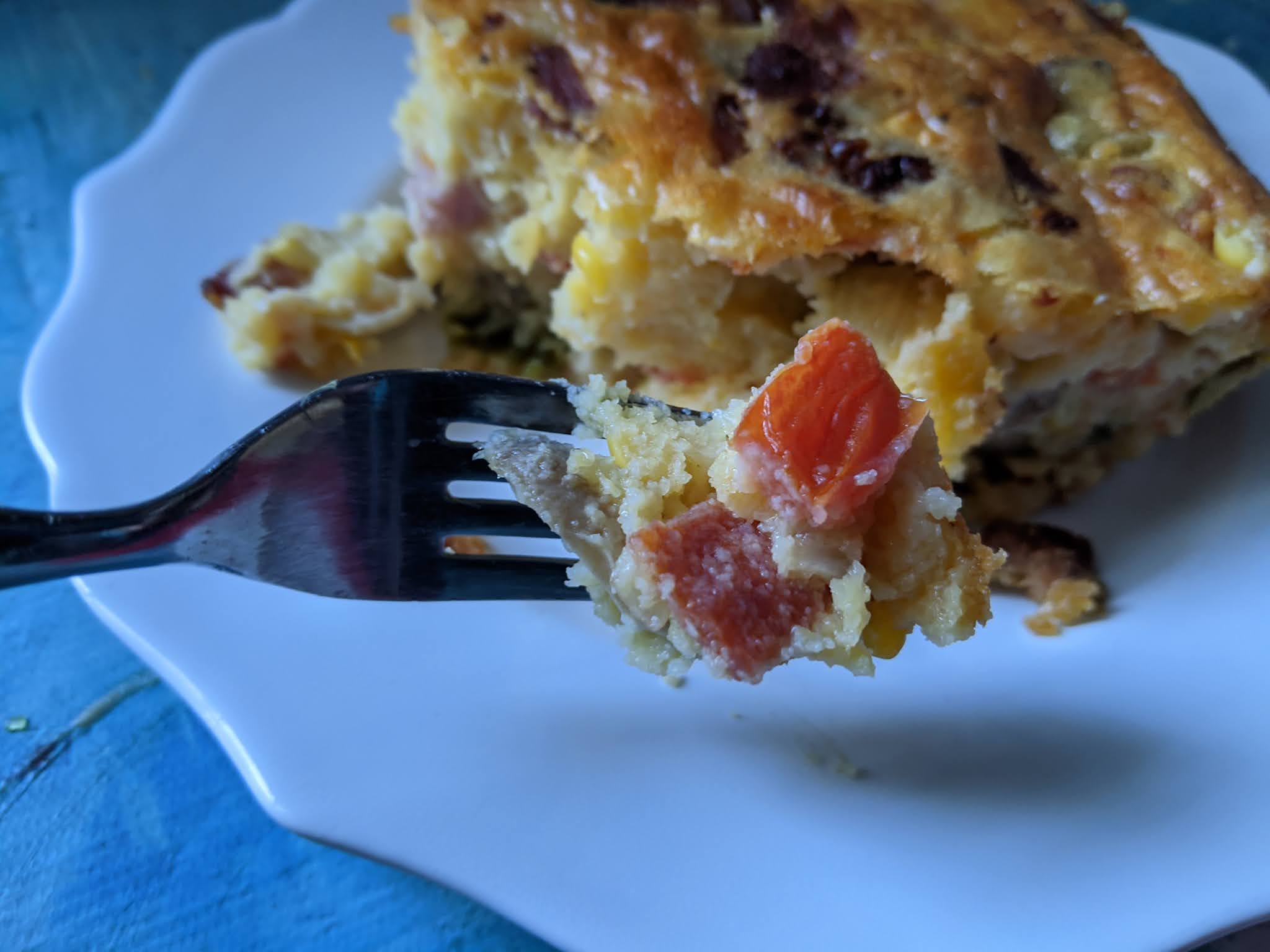 Pizza Cornbread Casserole