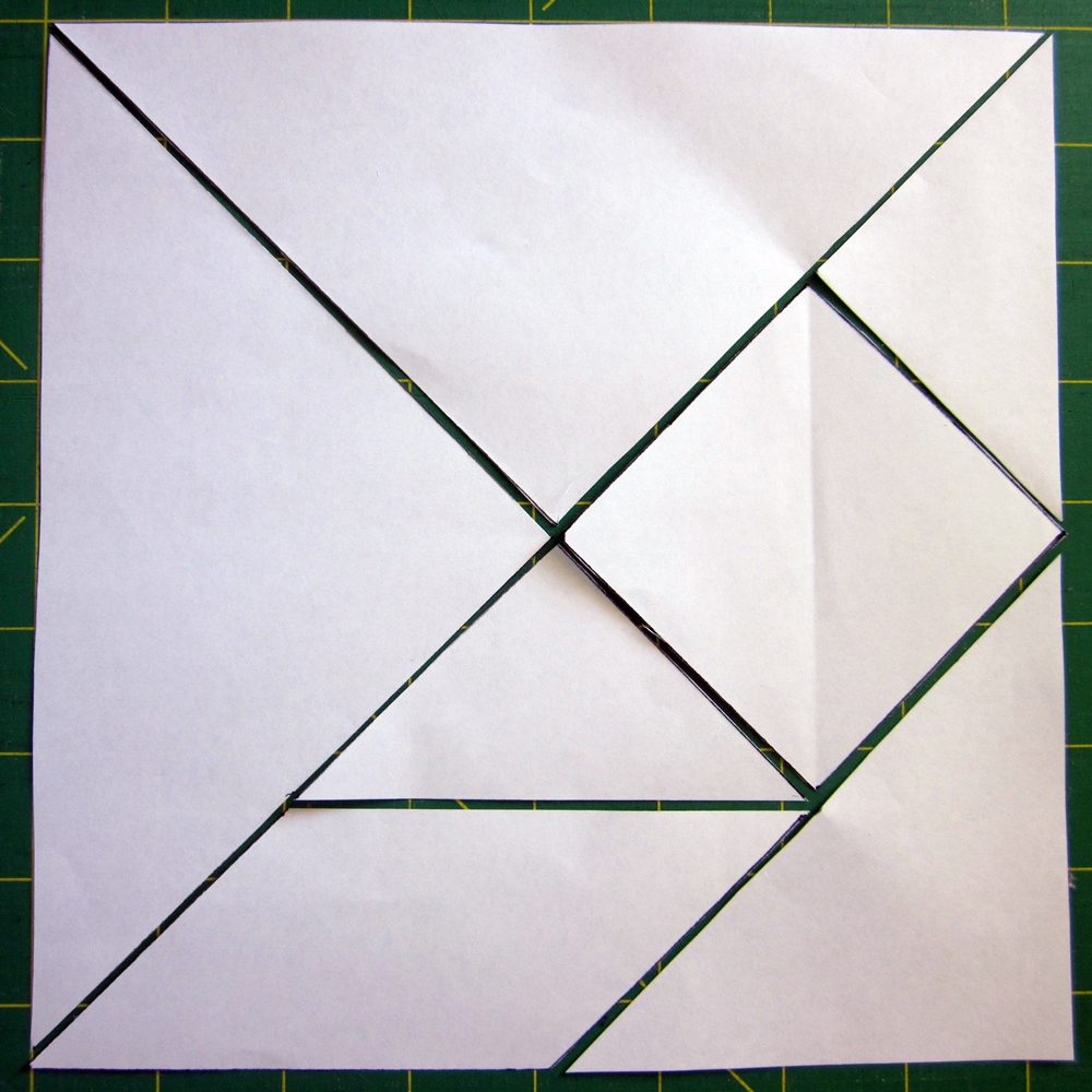 Lyn's Needlecase: Pulled Thread Tangram