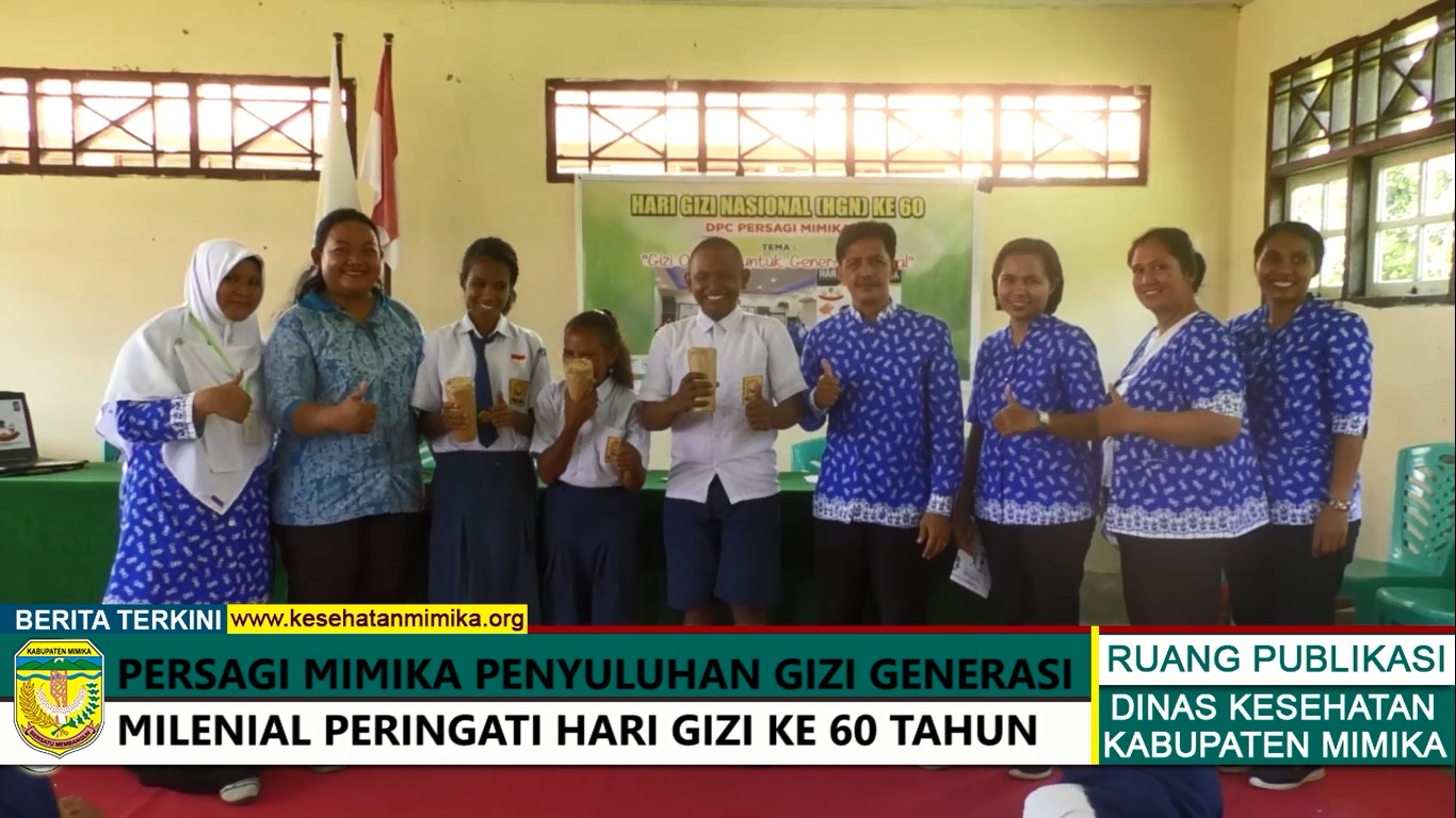 Persagi Mimika Penyuluhan Gizi Generasi Milenial Peringati Hari Gizi Ke ...