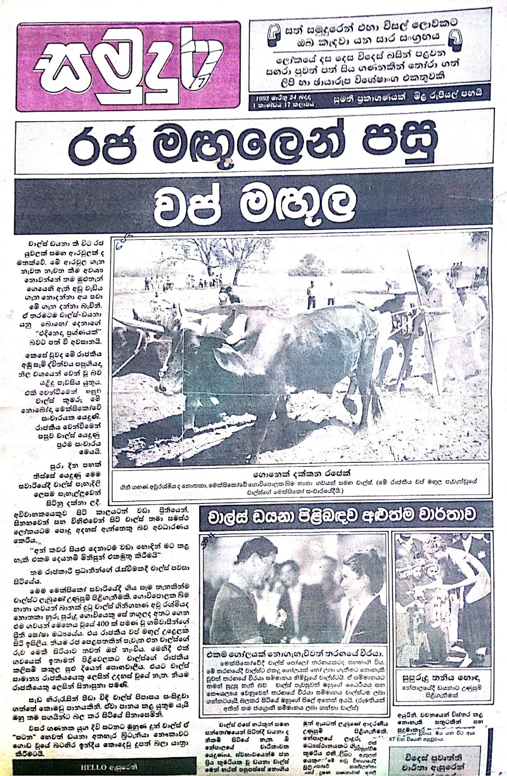 to the golden age along the old publications.....: Samudura paper -1993