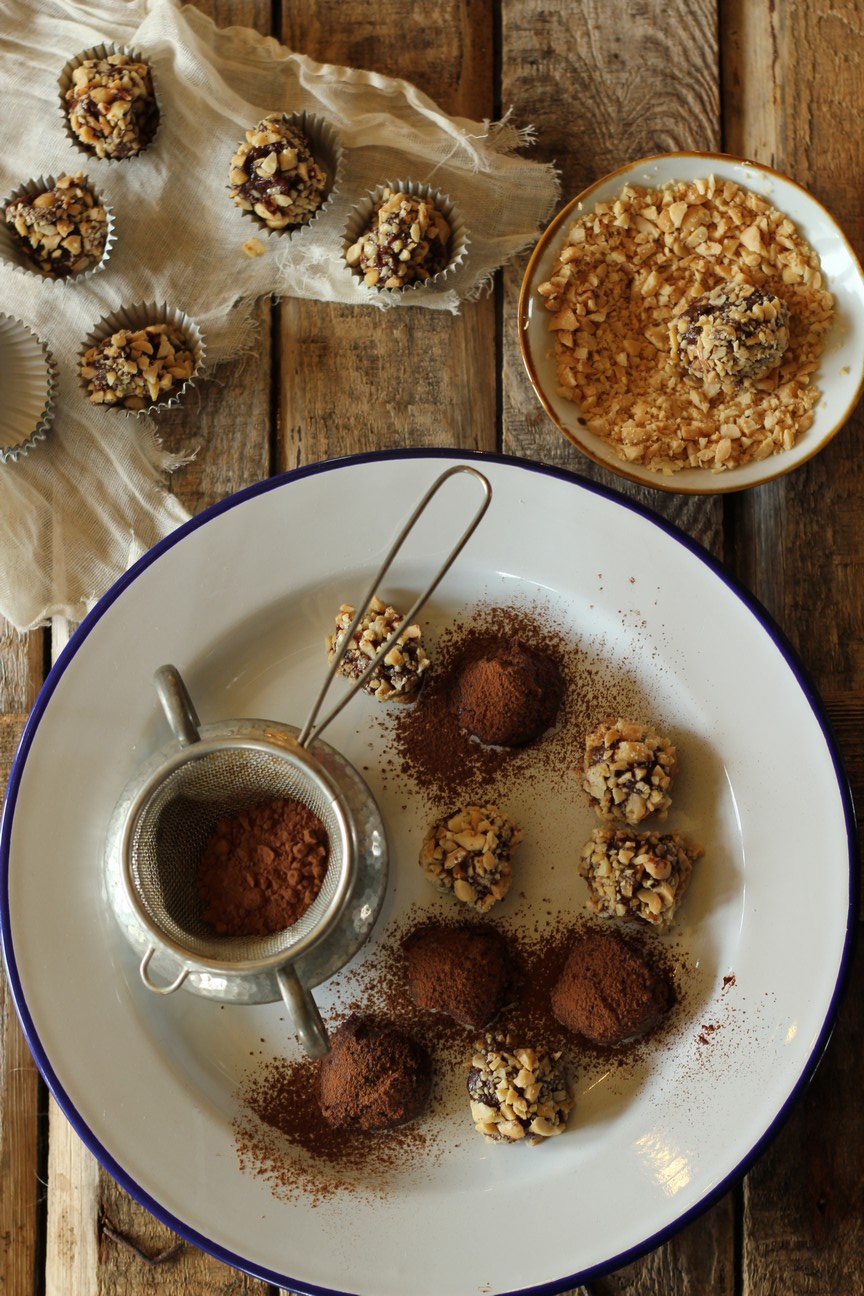 Nutty Chocolate Truffles | Nessa's Family Kitchen
