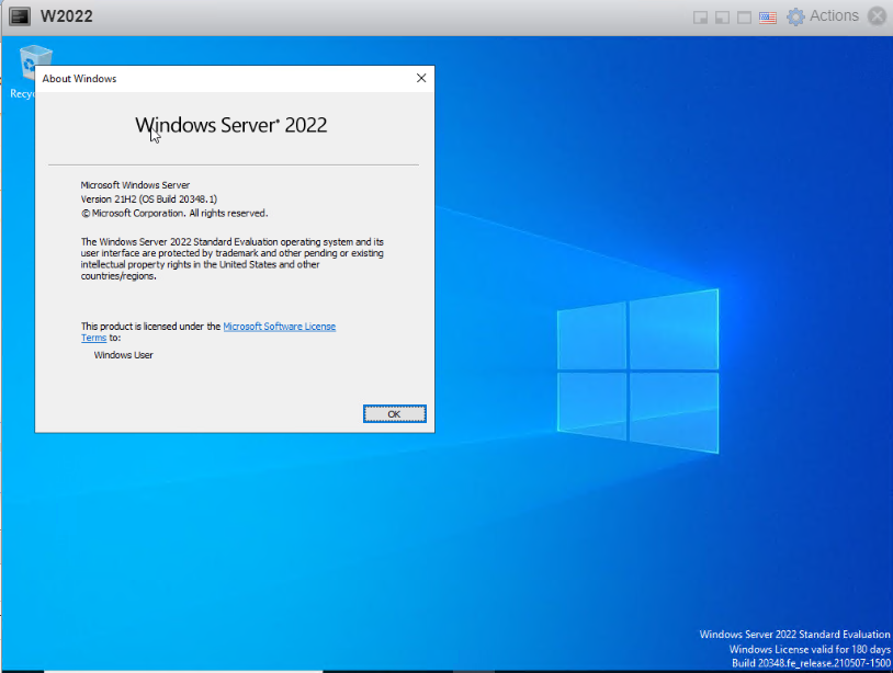 How to install Windows Server 2022 in vmware