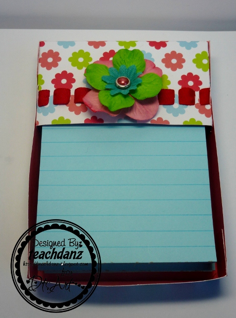 Teachdanz: DtsArt's Design Team - Memo Notebox Holder SVG