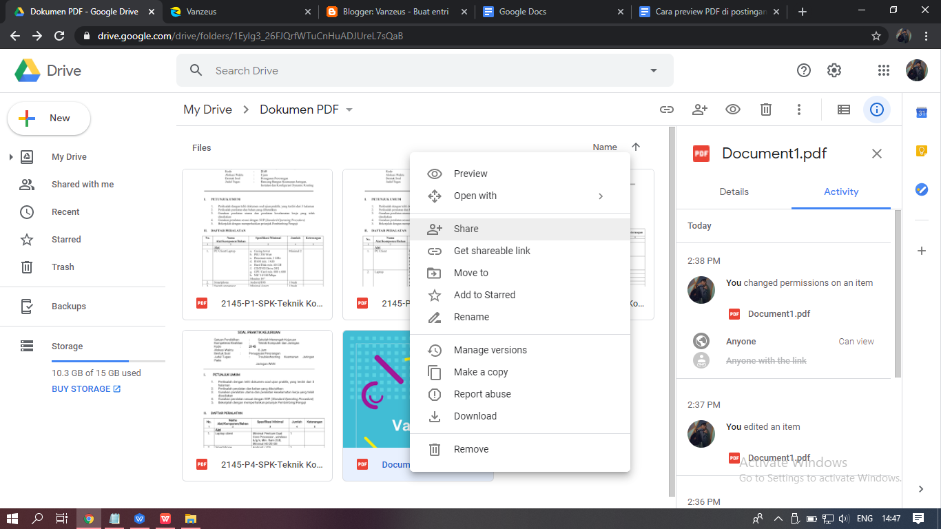 Cara Preview PDF di Blogger