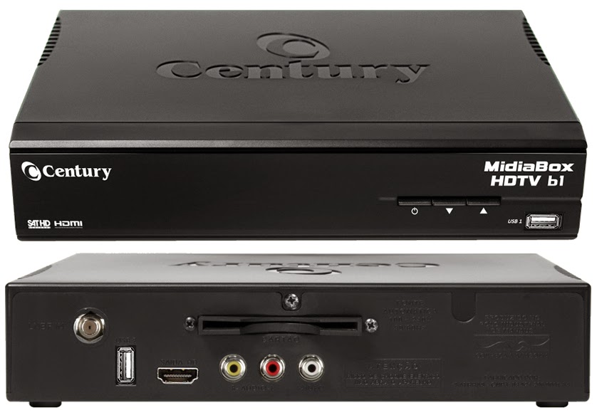 Receptores Alternativos!: Receptor Century MidiaBox Smart C5 HDTV