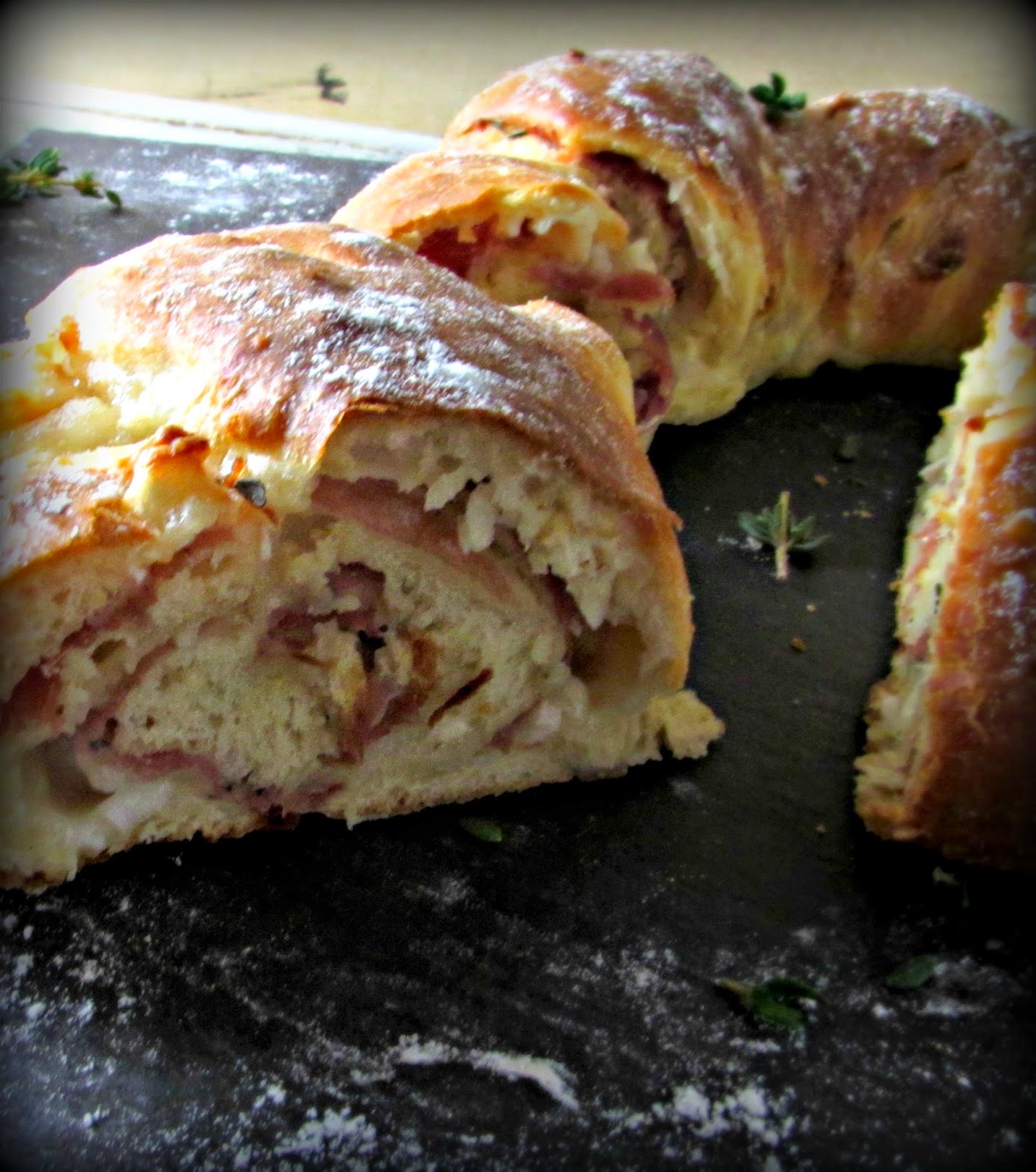 The Spoon and Whisk: Goats Cheese, Garlic, Parma Ham and Thyme Couronne