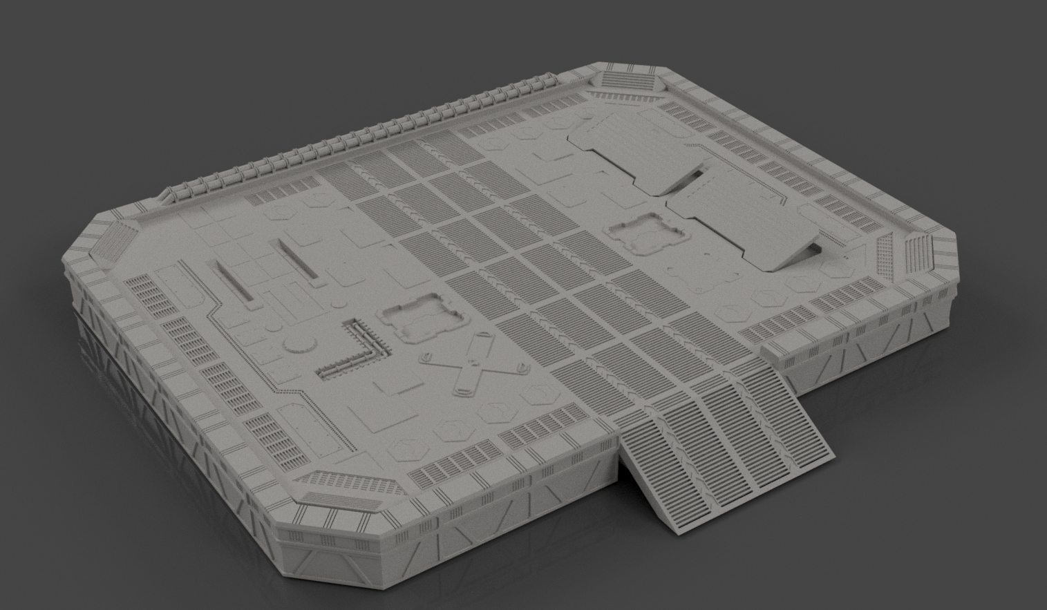 Modular Platform for Tabletop and Diorama - Landing Pad WIP ...