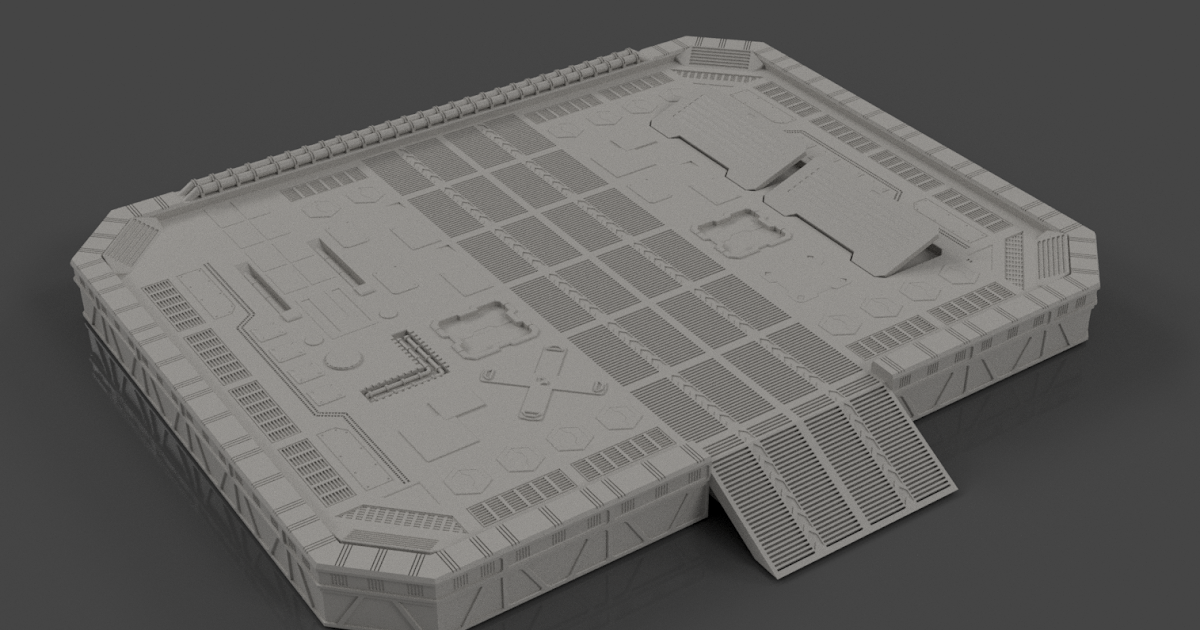 Modular Platform for Tabletop and Diorama - Landing Pad WIP ...
