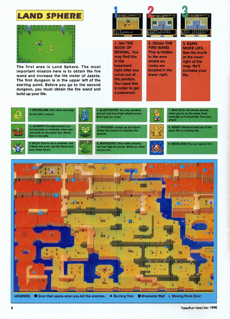 8-Bit City: Neutopia Strategy Guide Scans