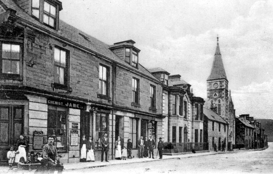 Tour Scotland: Old Photographs Rothes Morayshire Scotland