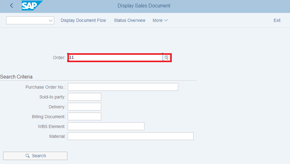 Step 8: Display Sales Order using VA03 | Tech6Sense