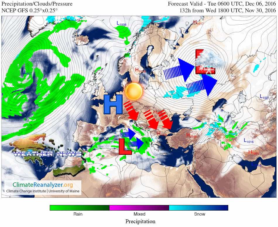 Weather News: Ισχυρος Αντικυκλωνας στην κεντρικη Ευρωπη μας διωχνει τα ...