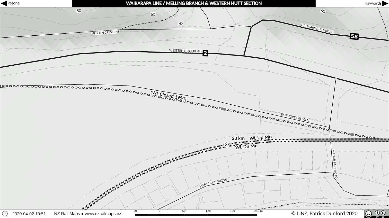 Wairarapa Line [3A]: Melling Branch / Western Hutt Section – New ...