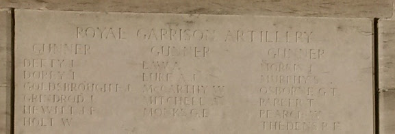 Northumbrian Gunner: Ypres 2016 - Loos Memorial / Dud Corner Cemetery