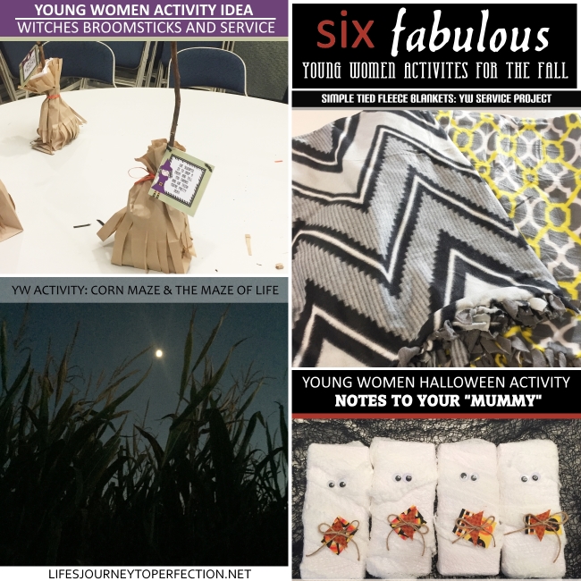 Life's Journey To Perfection: Young Women Activity Ideas