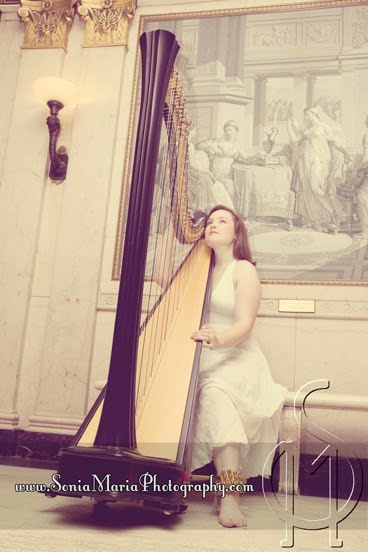Sonia Maria Photography: Caroline's Harp Photo Shoot!