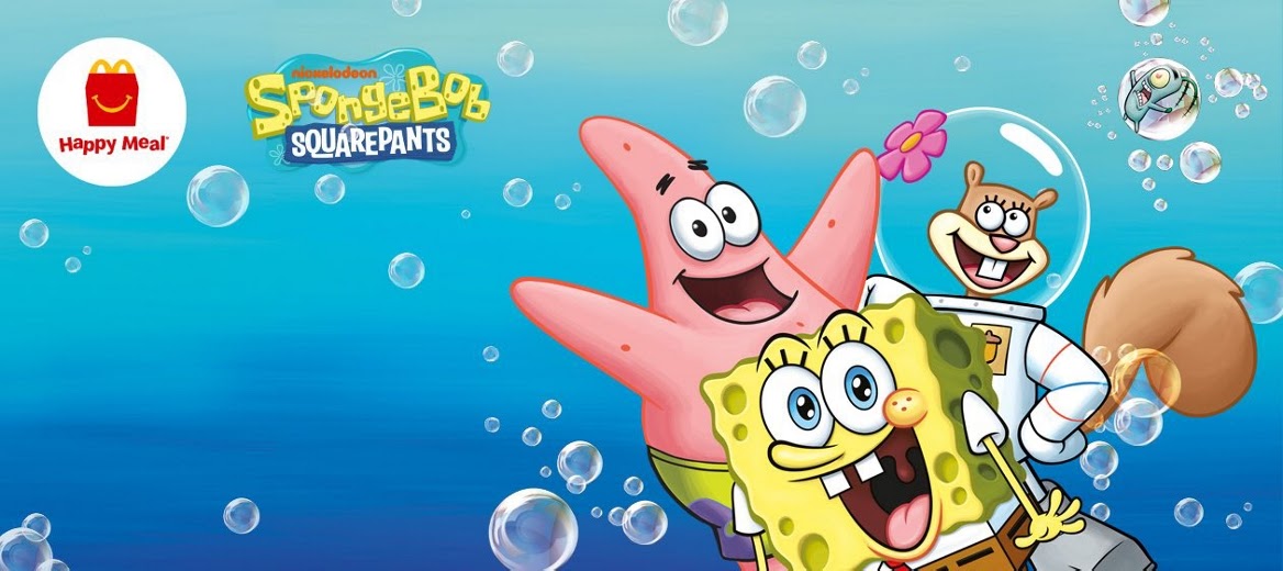 NickALive!: SpongeBob Happy Meals Now Available at McDonald's in the U.K.
