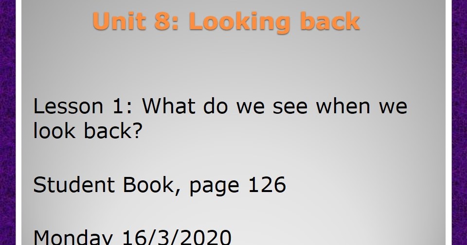 Grade 8: Distance Learning