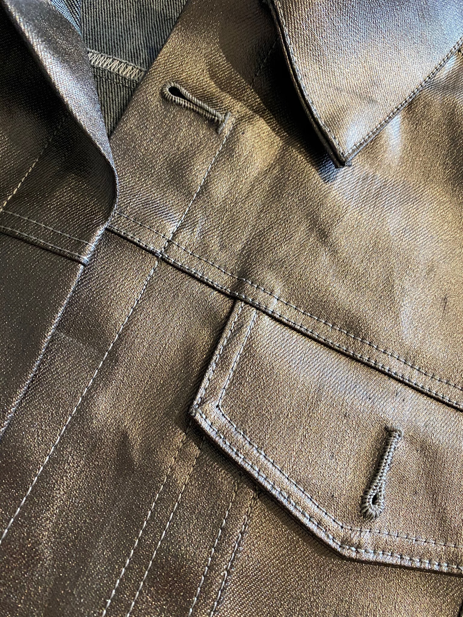 JuliaBobbin: Silver Denim Jacket - Simplicity 8845