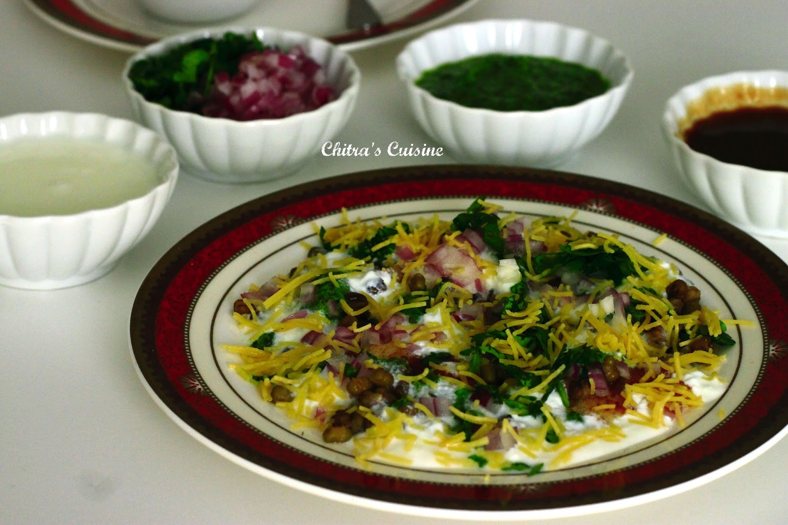 Chitra's Cuisine: Bread Dahi Chat