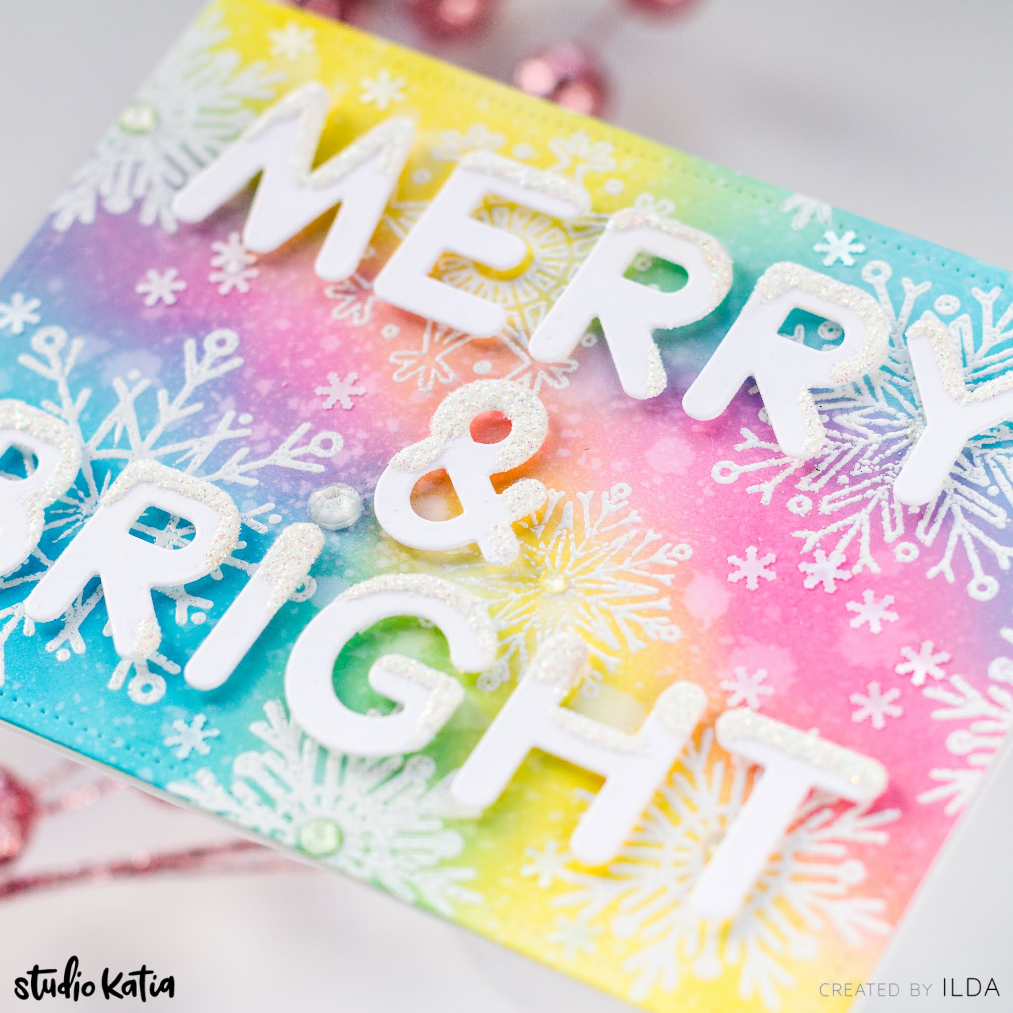 I Love Doing All Things Crafty: Merry And Bright Sparkly Rainbow ...