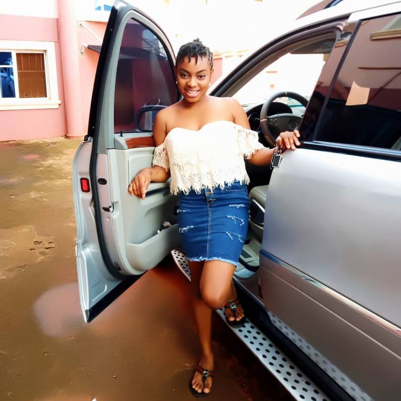 Cars, House : Sochima Ezeoke poses with her car. She currently lives in ...