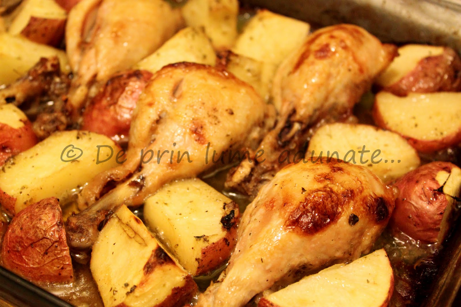 De prin lume adunate...: Pui grecesc/ Greek chicken
