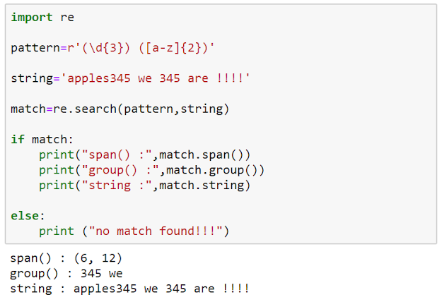 Methods in re package