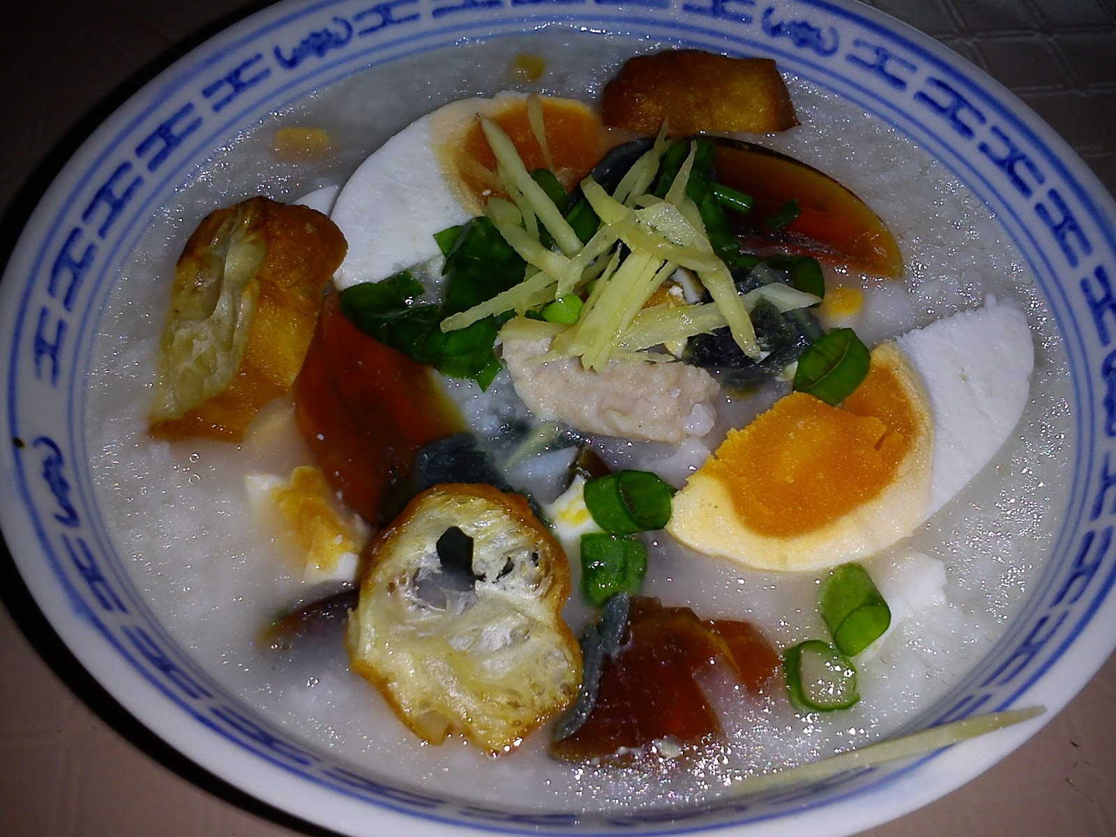 Cooking Pleasure: CENTURY EGG PORRIDGE [PEI TAN CHOK]