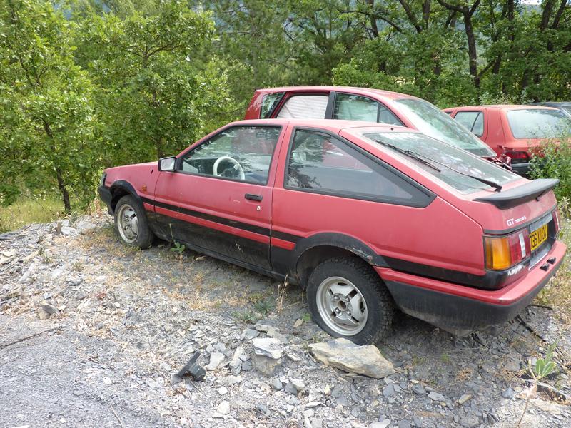 Abandoned Racing And Sport Cars: Toyota AE86