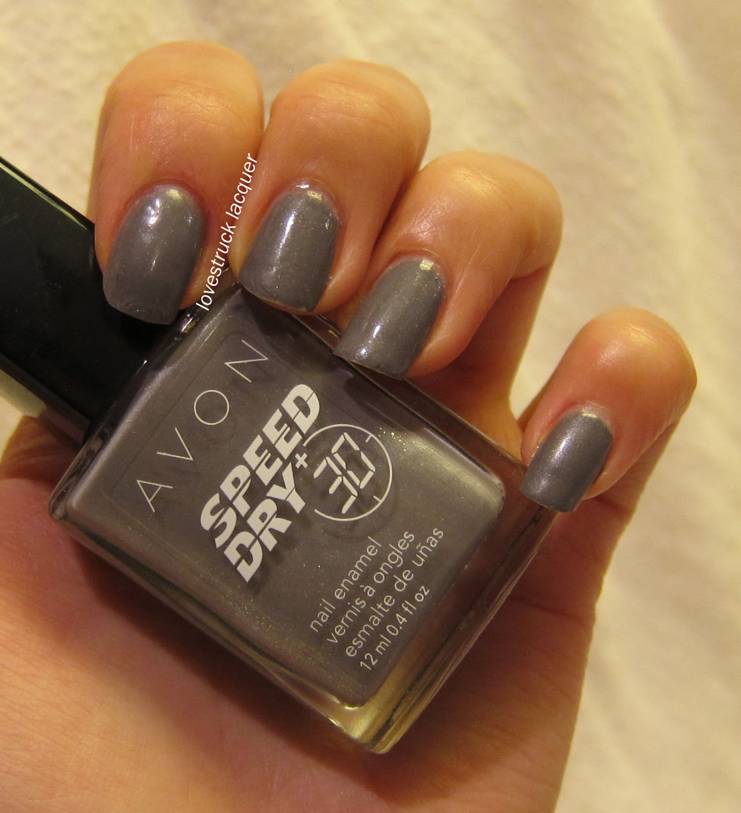 Lovestruck Lacquer: Revlon Whimsical Over Gray (Avon Grey Flash)