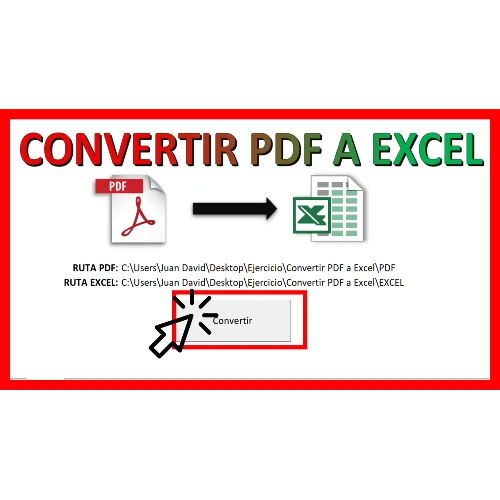Como Convertir uno o varios archivos de PDF a Excel con MACROS // SIN ...