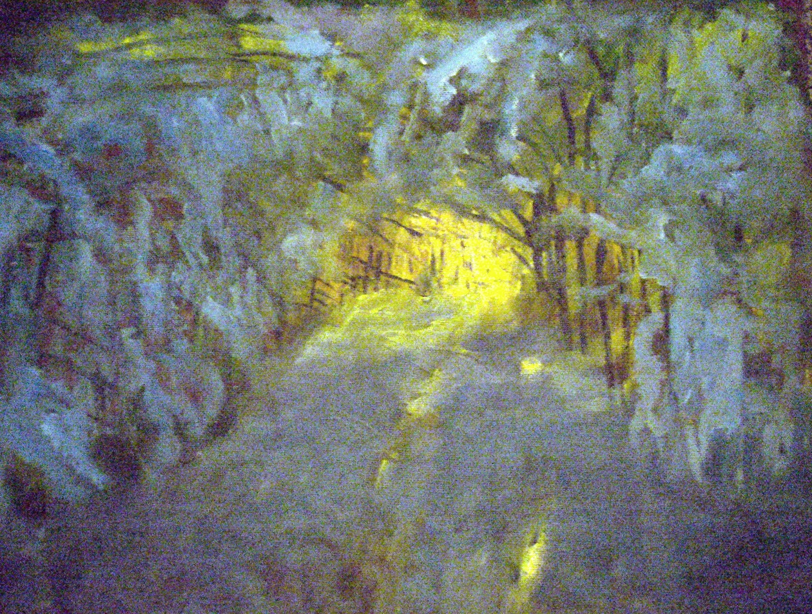 Zentos tapyba. : Tapyba akrilu.Painting in acrylic.