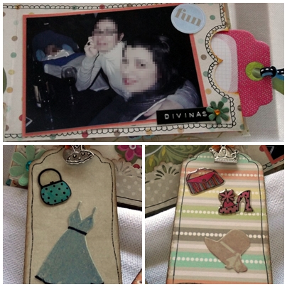 Mini album tags para el concurso de Scrapbookpasion | Manualidades