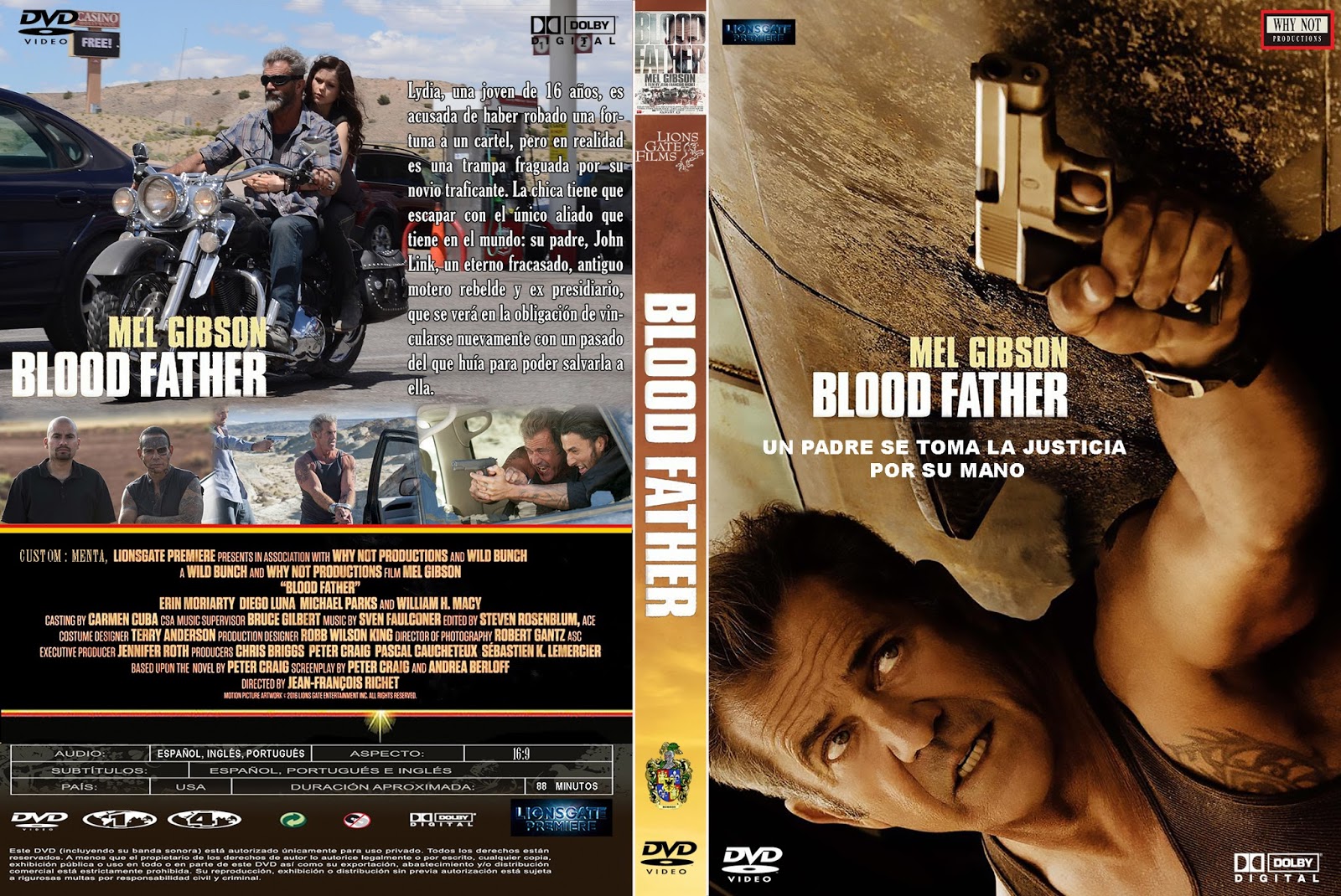 Caratulas y etiquetas: Blood Father