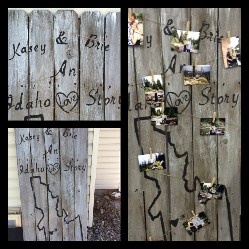 Messy Faces, Happy Families: Whimsically Rustic Fenceboard Sign